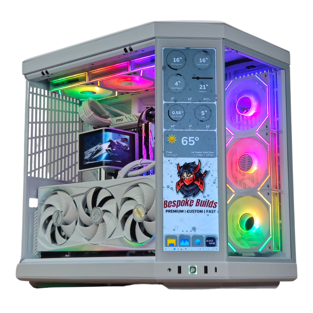SnowFall Infinite Gaming PC - AMD Ryzen 7 9800X3D - RTX 5080 - 32GB DD