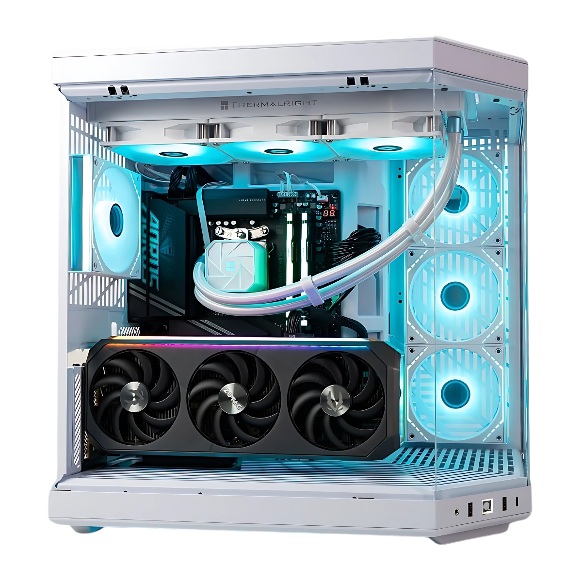 Bespoke Snow White PC - Ryzen 7 7800X3D - RTX 5070 - 32GB DDR5 - 1TB S