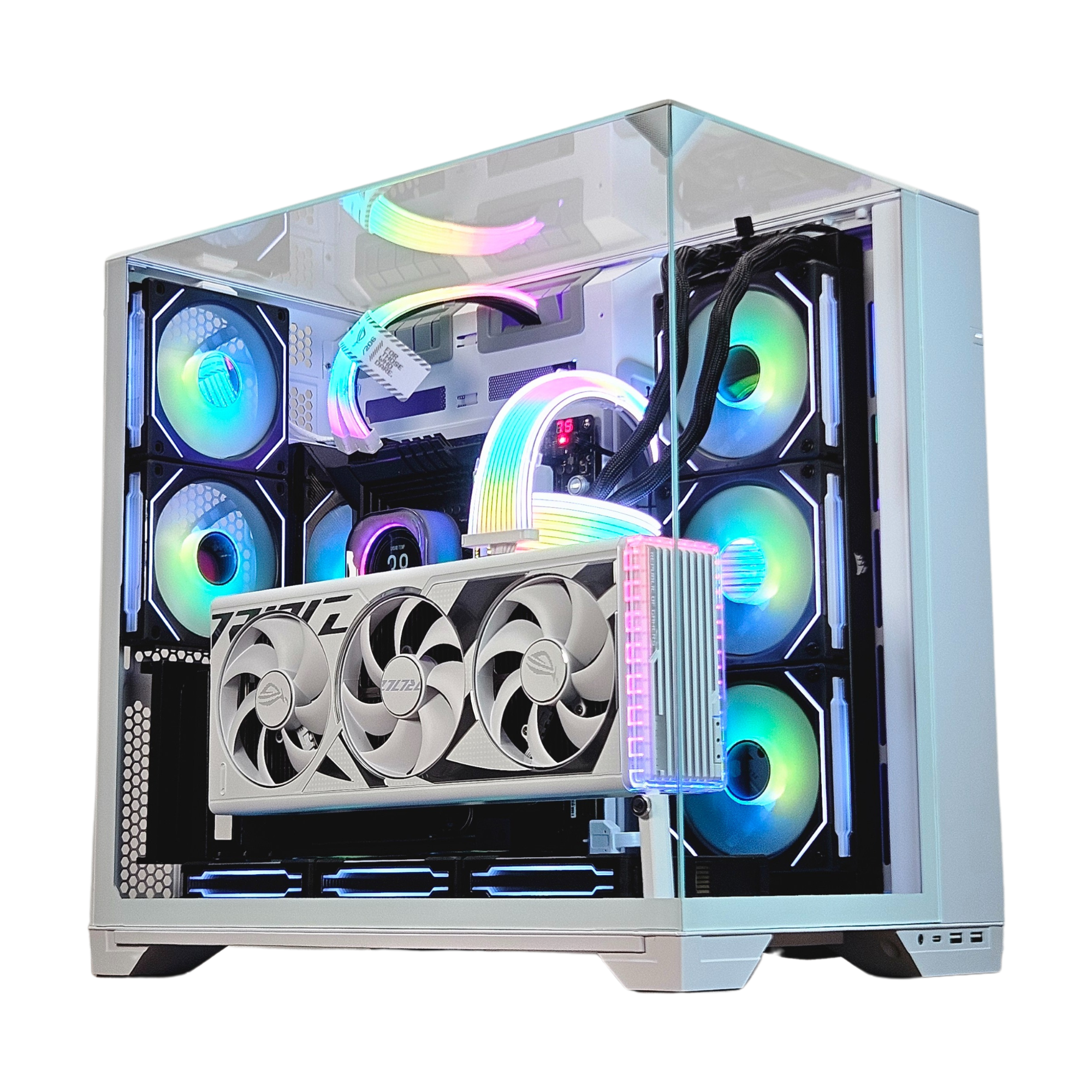 Bespoke Whiteout V3 Gaming PC - Ryzen 7 9850X3D - RTX 5090 - 64GB DDR5