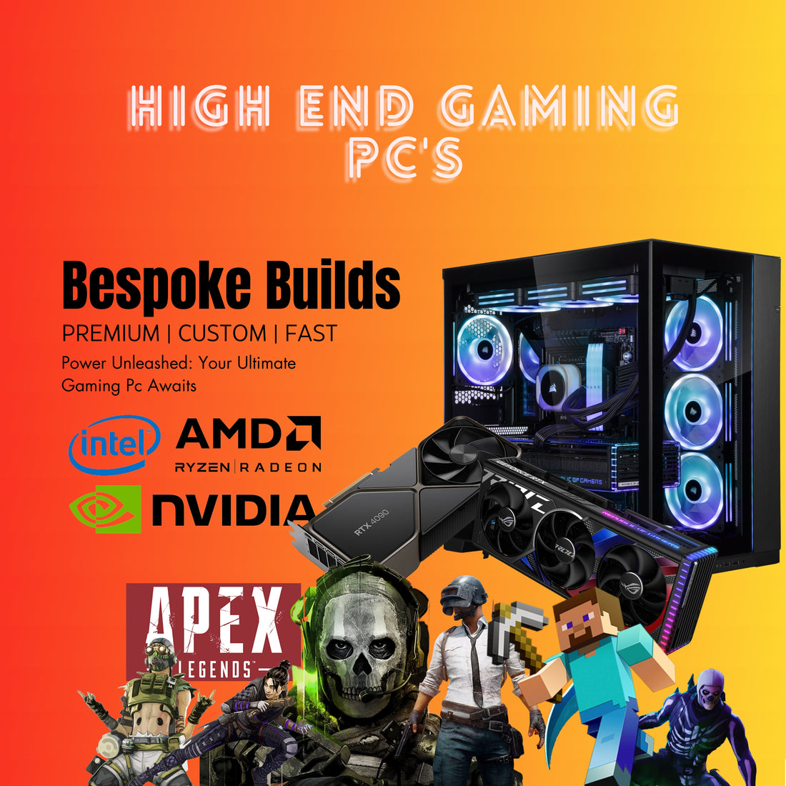 Custom Gaming PC's - Canada – Bespoke Builds Custom Computers